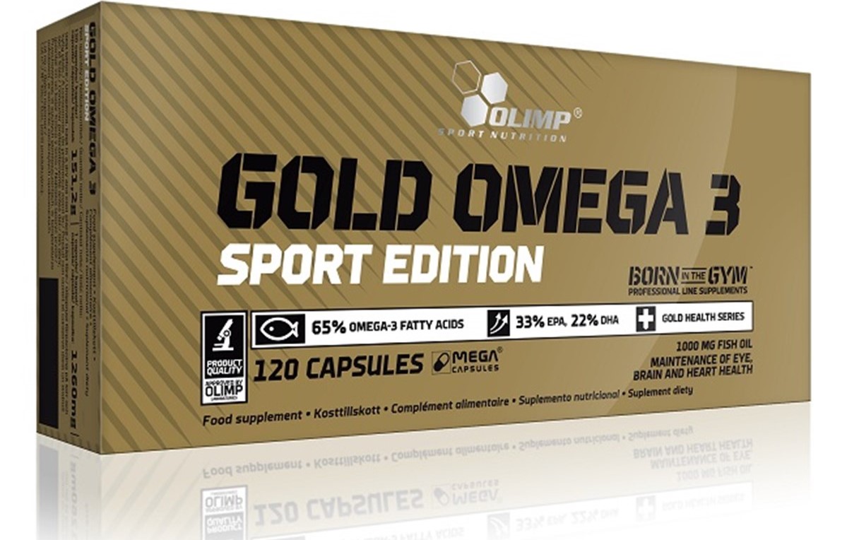 OLIMP GOLD OMEGA 3 SPORT EDITION- 120 CAPS , SUPLEMENTY WITAMINY ...