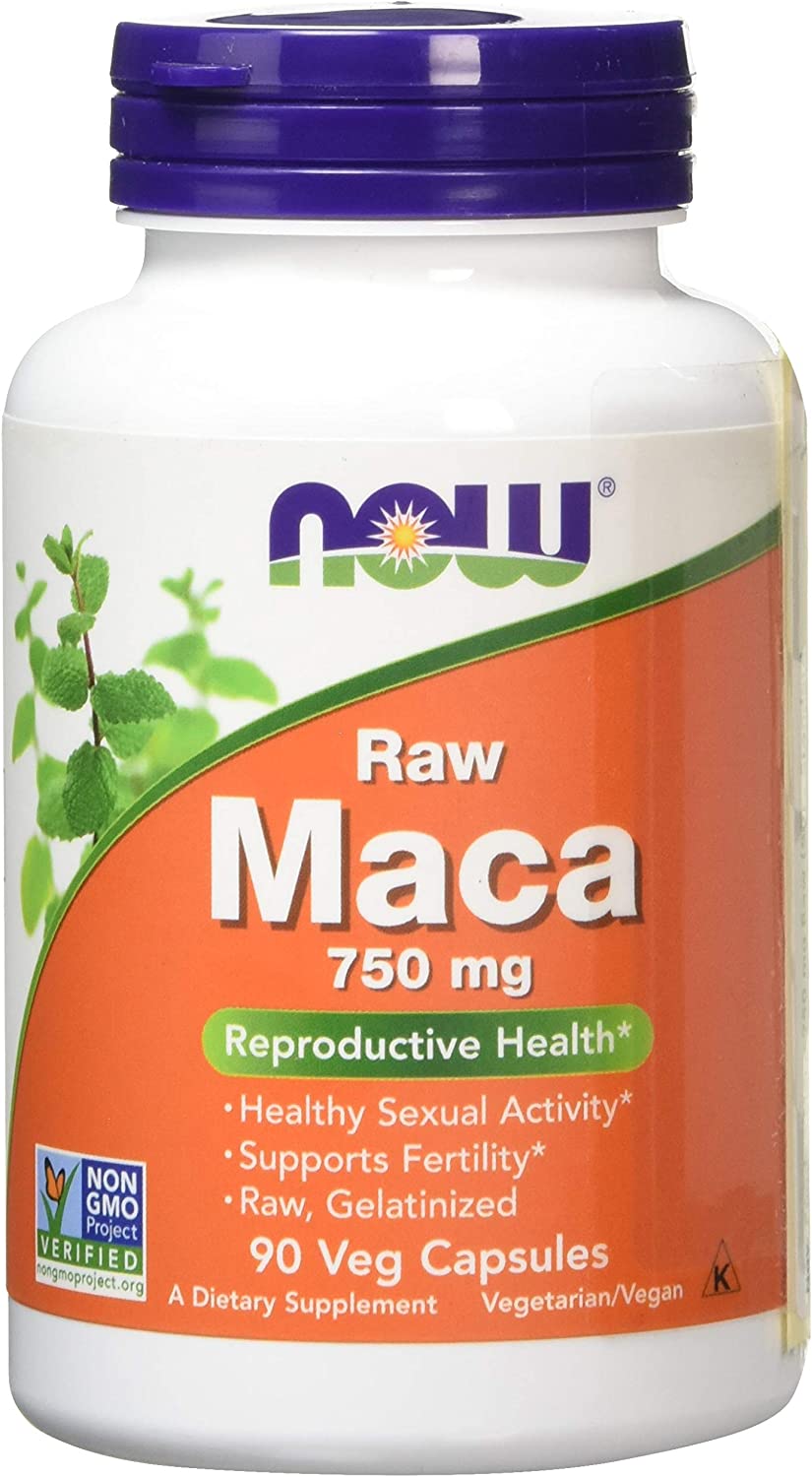 Now Foods Maca 750 Mg Raw - 90 Kapsułek Wegetariańskich , Suplementy Witaminy, Suplementy dla ...