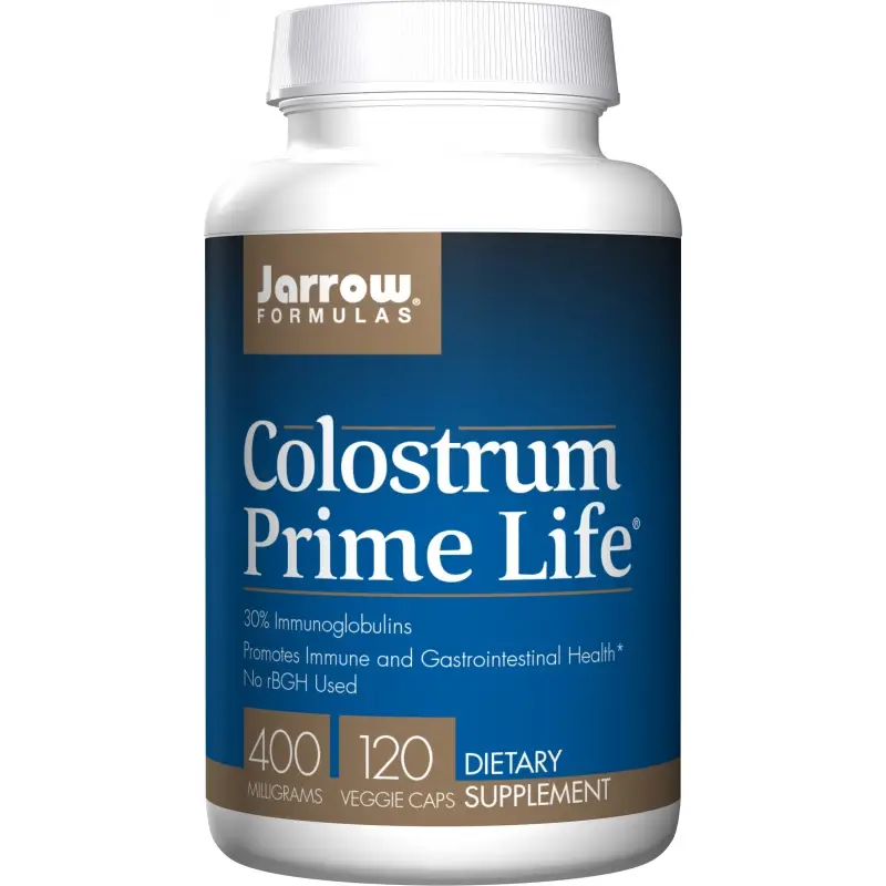 Jarrow Formulas Colostrum Prime Life 400mg- 120 Caps , Suplementy dla ...