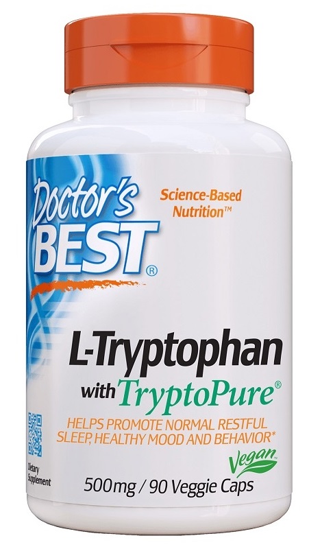 Doctors Best L-Tryptophan with TryptoPure 90 vcaps , SUPLEMENTY ...
