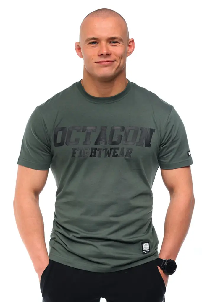 Octagon T-Shirt Koszulka FW Straight Khaki , Odzież, Koszulki, T-shirt ...