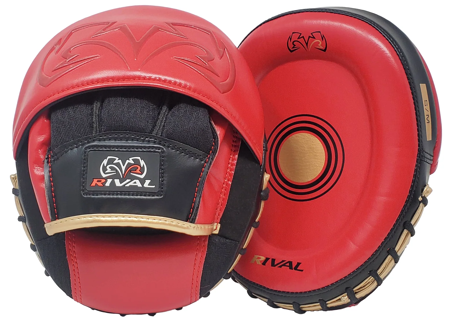 Rival RPM80 Impulse Punch Mitts Łapy Trenera Red , Tarcze Bokserskie ...