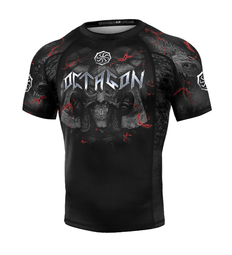 Octagon Rashguard Krótki Rękaw PREMIUM SLAVIC , Rashguardy Krótkie ...
