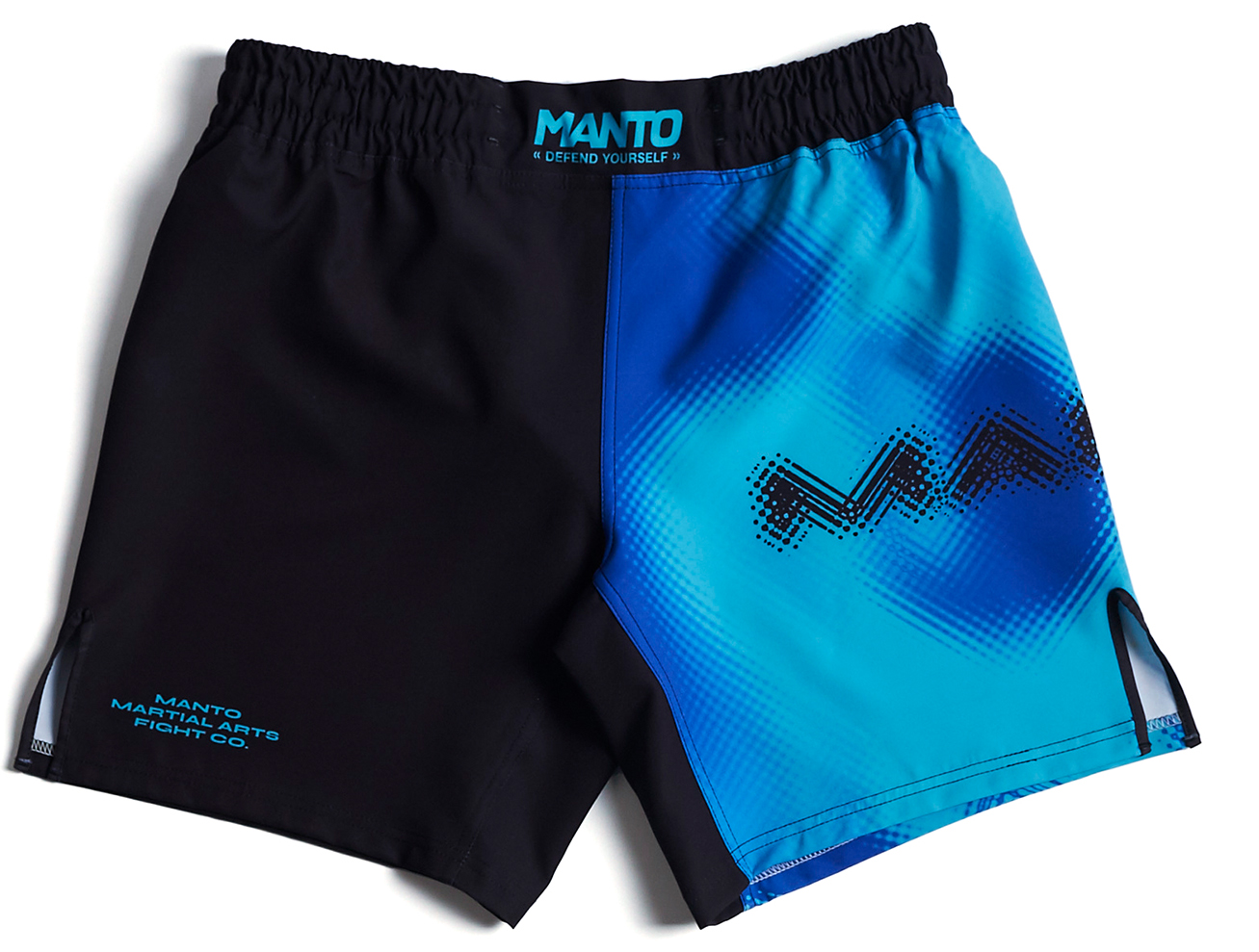 MANTO Spodenki MMA/Grappling ATOMIC Niebieskie , Spodenki MMA, Spodenki ...